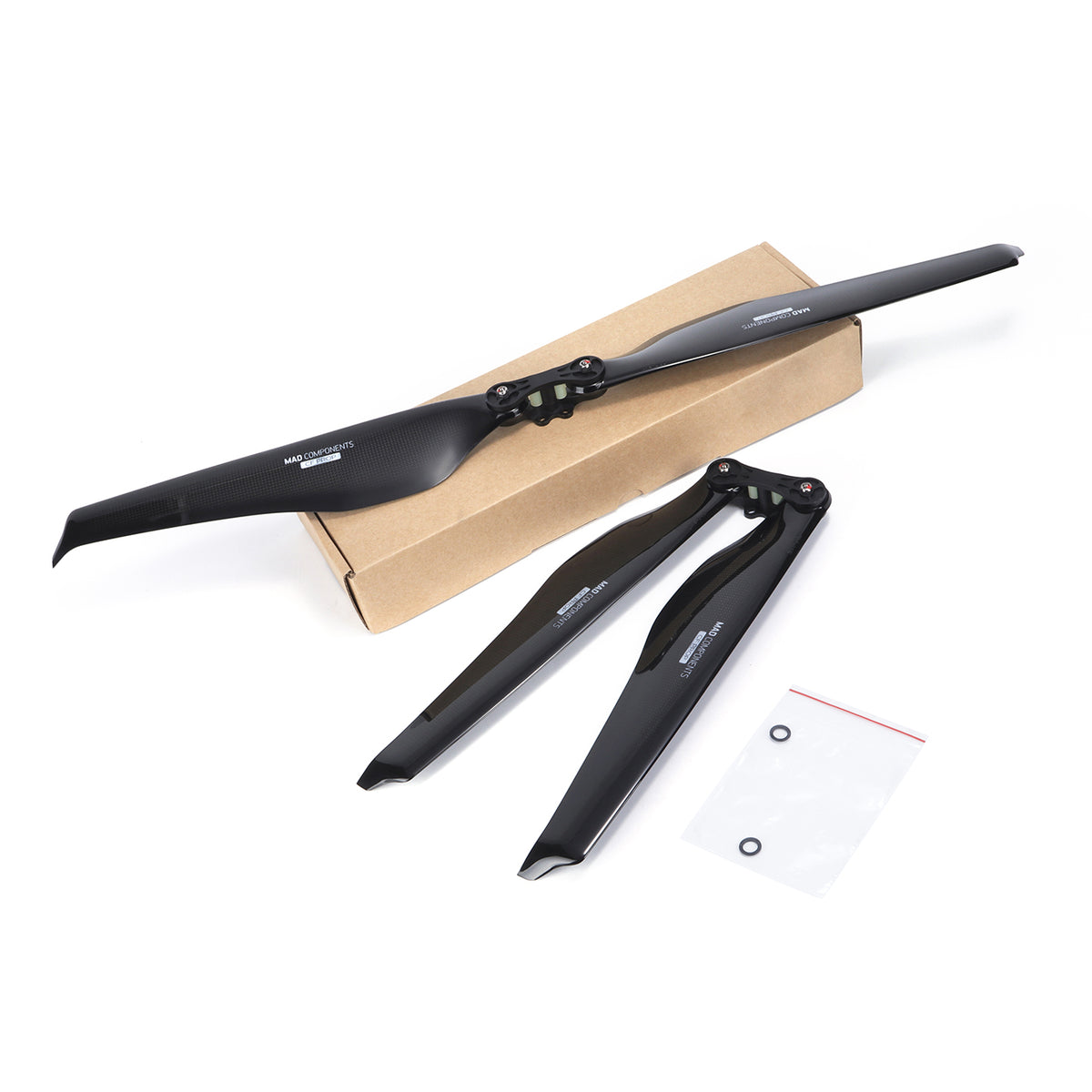 FLUXER Pro 26.2x8.5 in Carbon Fiber Folding Propeller – MAD Motor ...