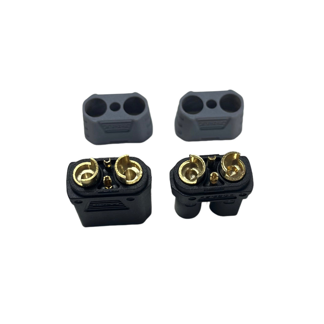 QC5-2P IC5-2P 5mm Bullet Connectors+2p signal Gold plated Plugs for RC ...