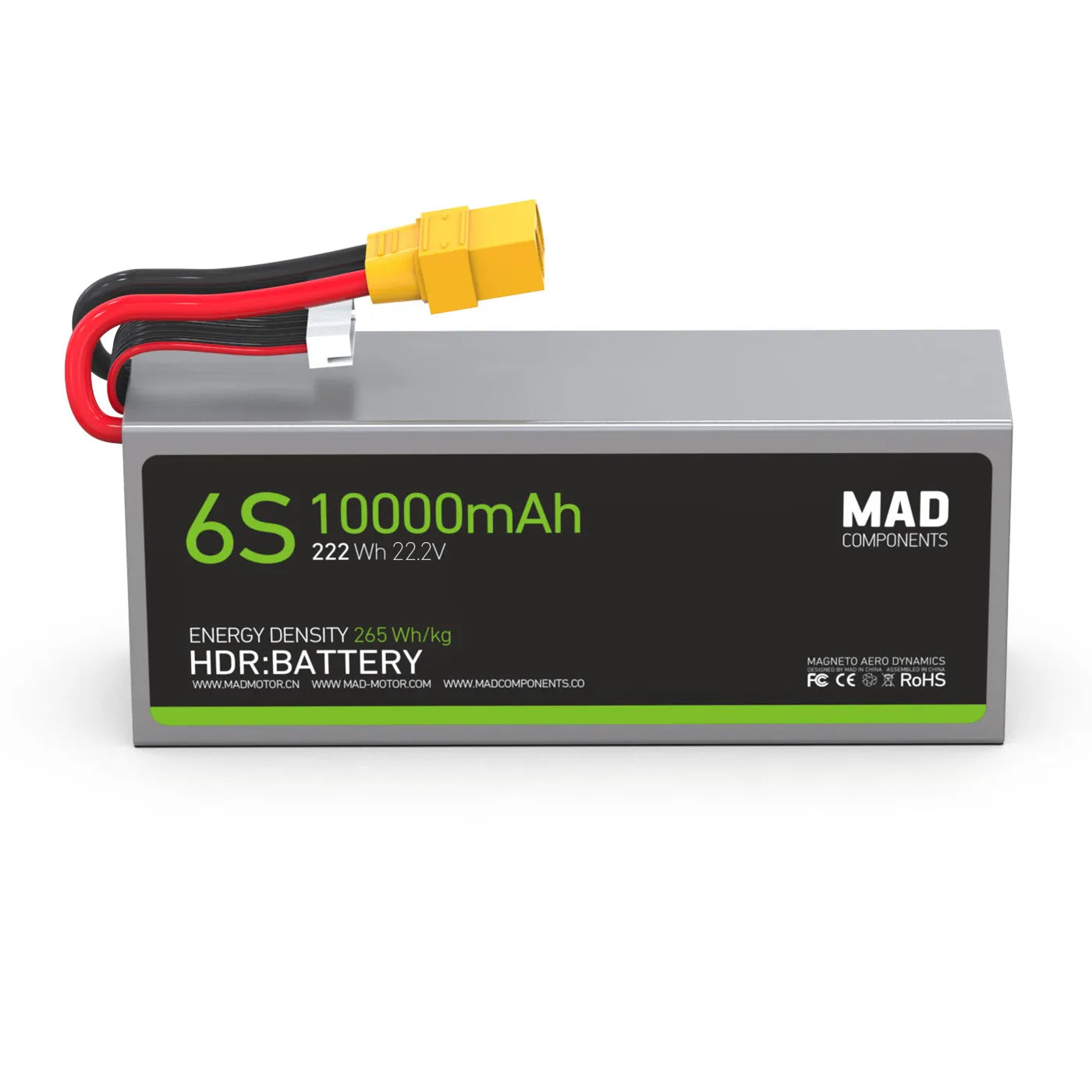 6S 16Ah Drone Battery – MAD Components
