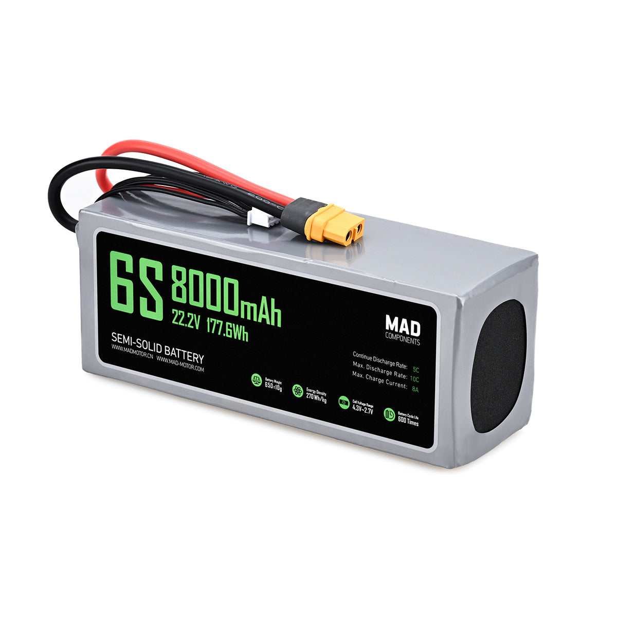 6S 8Ah Drone Battery – MAD Motor Components Co., Ltd