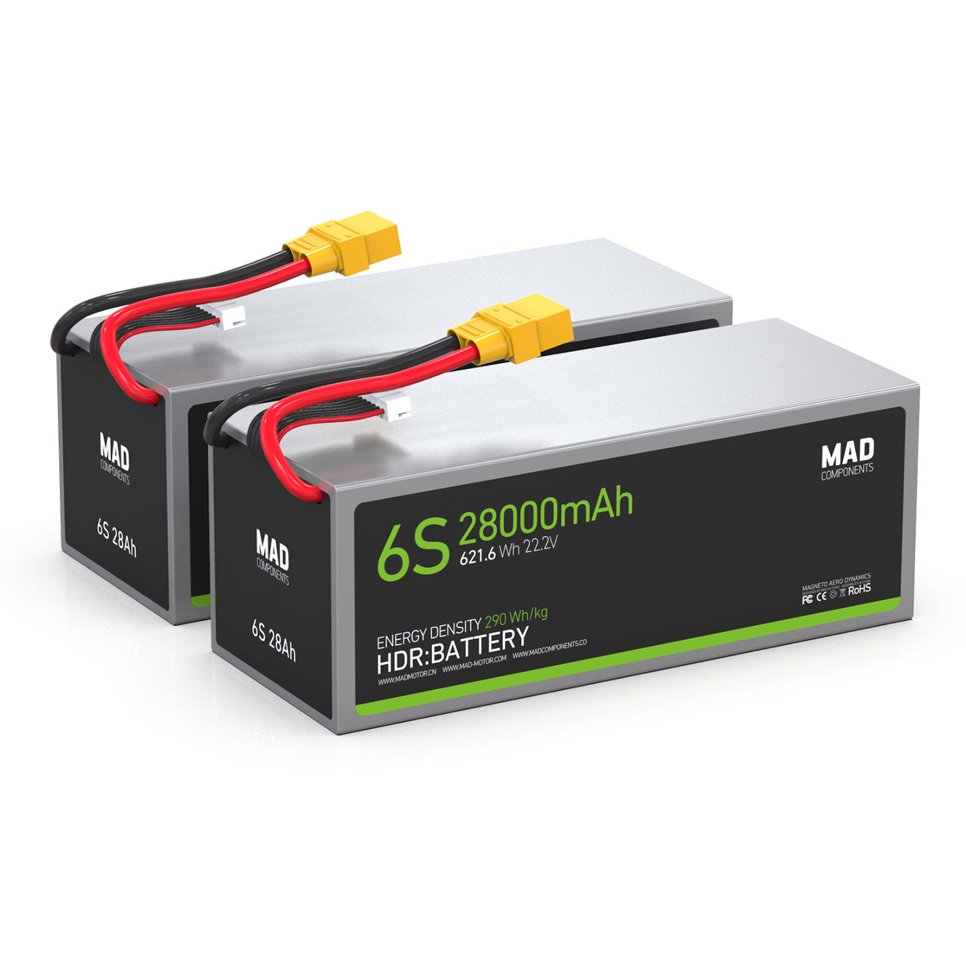 6S 28Ah (27.5Ah) Drone Battery – MAD Components