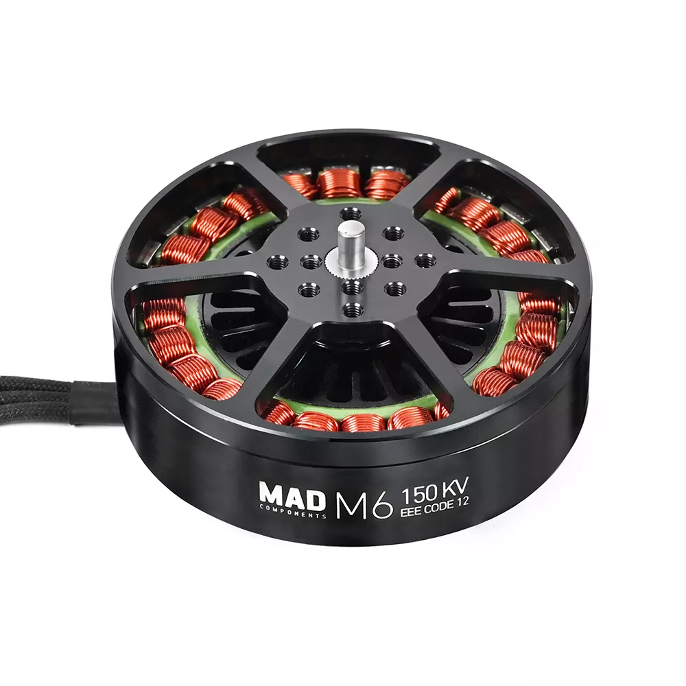MAD M6C12 EEE brushless drone motor for the long flight time multiroto – MAD Components