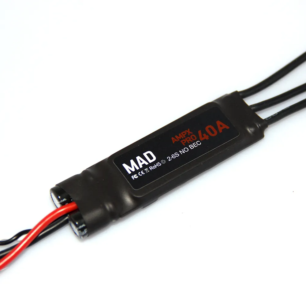 AMPX 40A Pro (2-6S) ESC Regulator Long Size Drone Motor Controller For ...